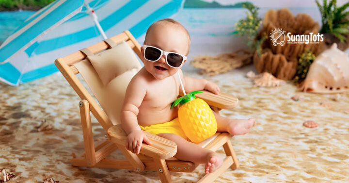 Babies and beach: tips for traveling with a baby to the beach - Sunny Tots